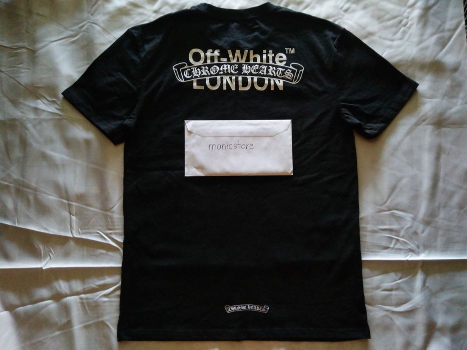 Off-White Chrome Hearts Off White London Virgil Abloh Tee T Shirt | Grailed