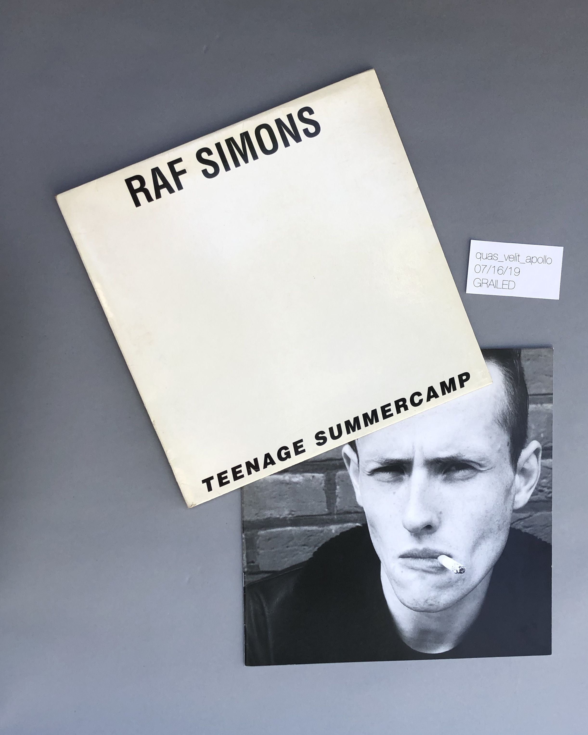 Raf Simons RAF SIMONS 1997 TEENAGE SUMMERCAMP LOOKBOOK | Grailed