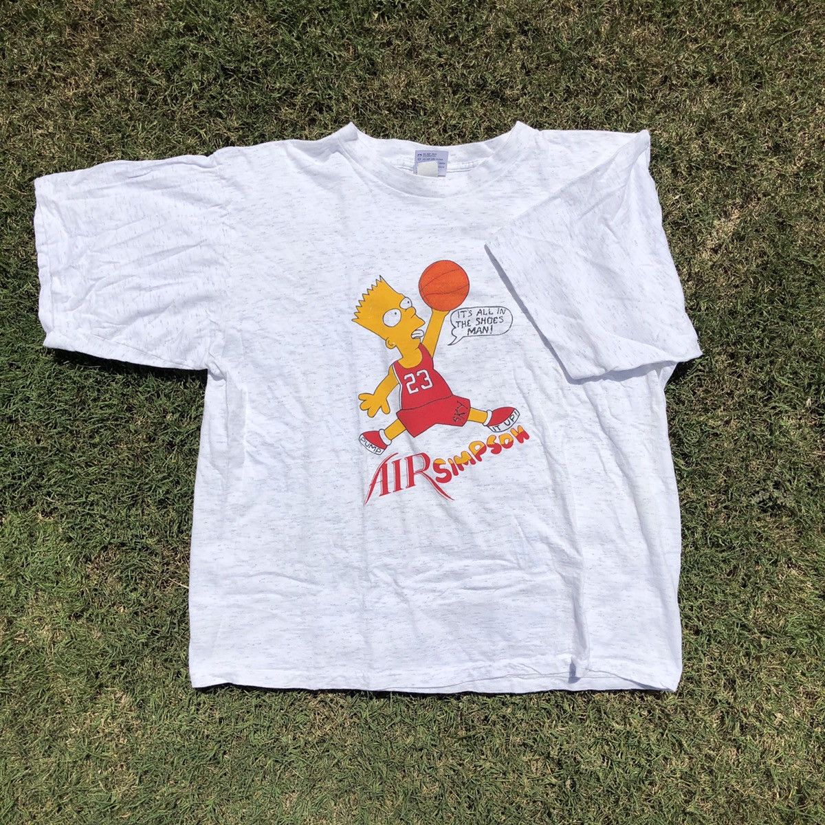 The Simpsons × Vintage Vintage 90s Bootleg Bart Air Simpson T Shirt ...