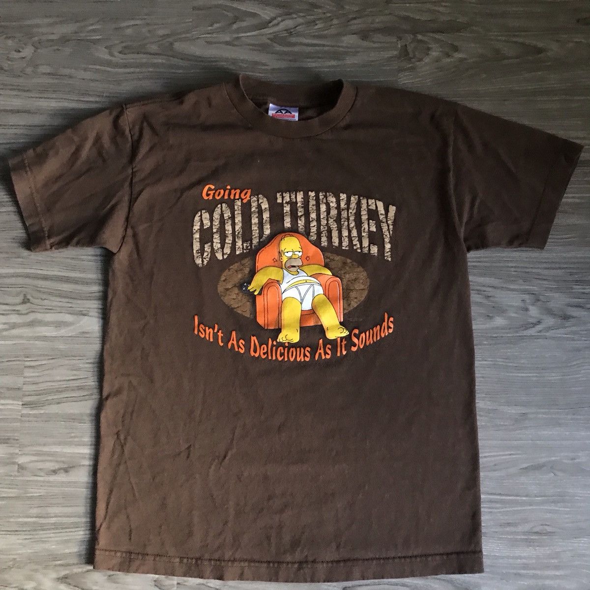 Vintage Vintage Homer Simpson 2000s Sobriety Cold Turkey T Shirt | Grailed
