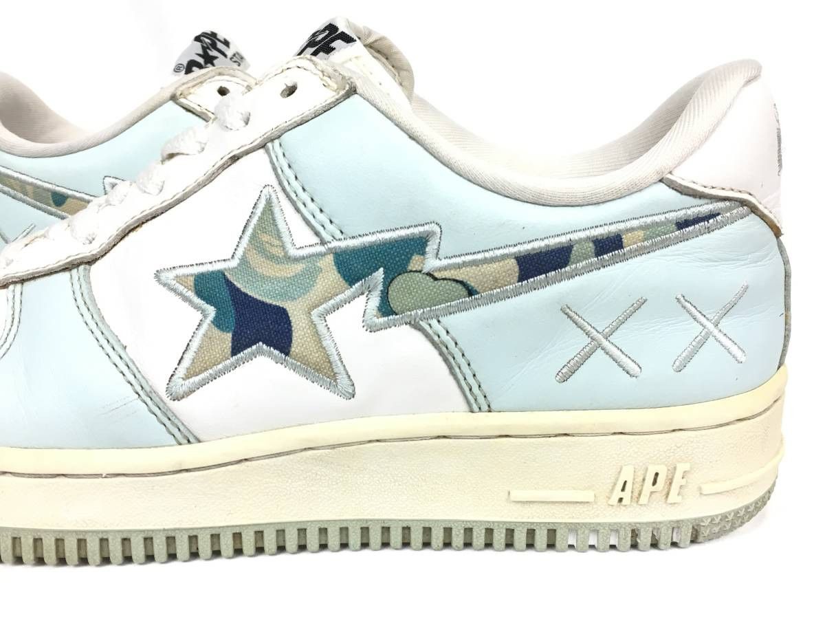 Bape A Bathing Ape X Kaws Bapesta STA Monkey Camo | Grailed