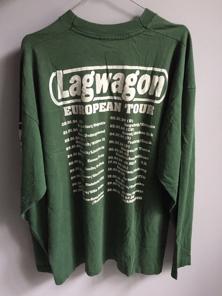 Vintage RARE 1994 Lagwagon European Tour Shirt | Grailed
