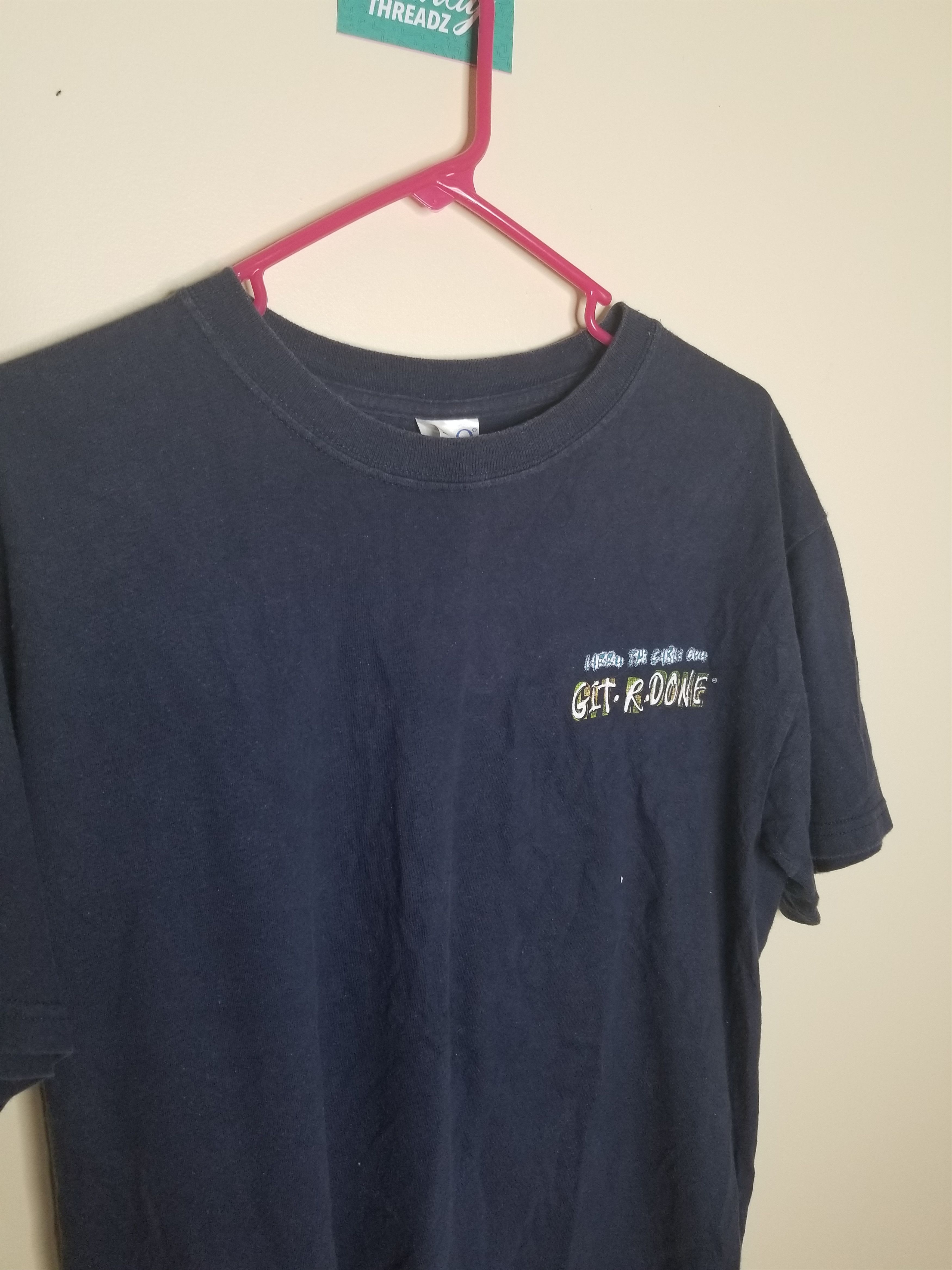 Vintage 📺 Larry the cable guy "git-r-done" shirt | Grailed