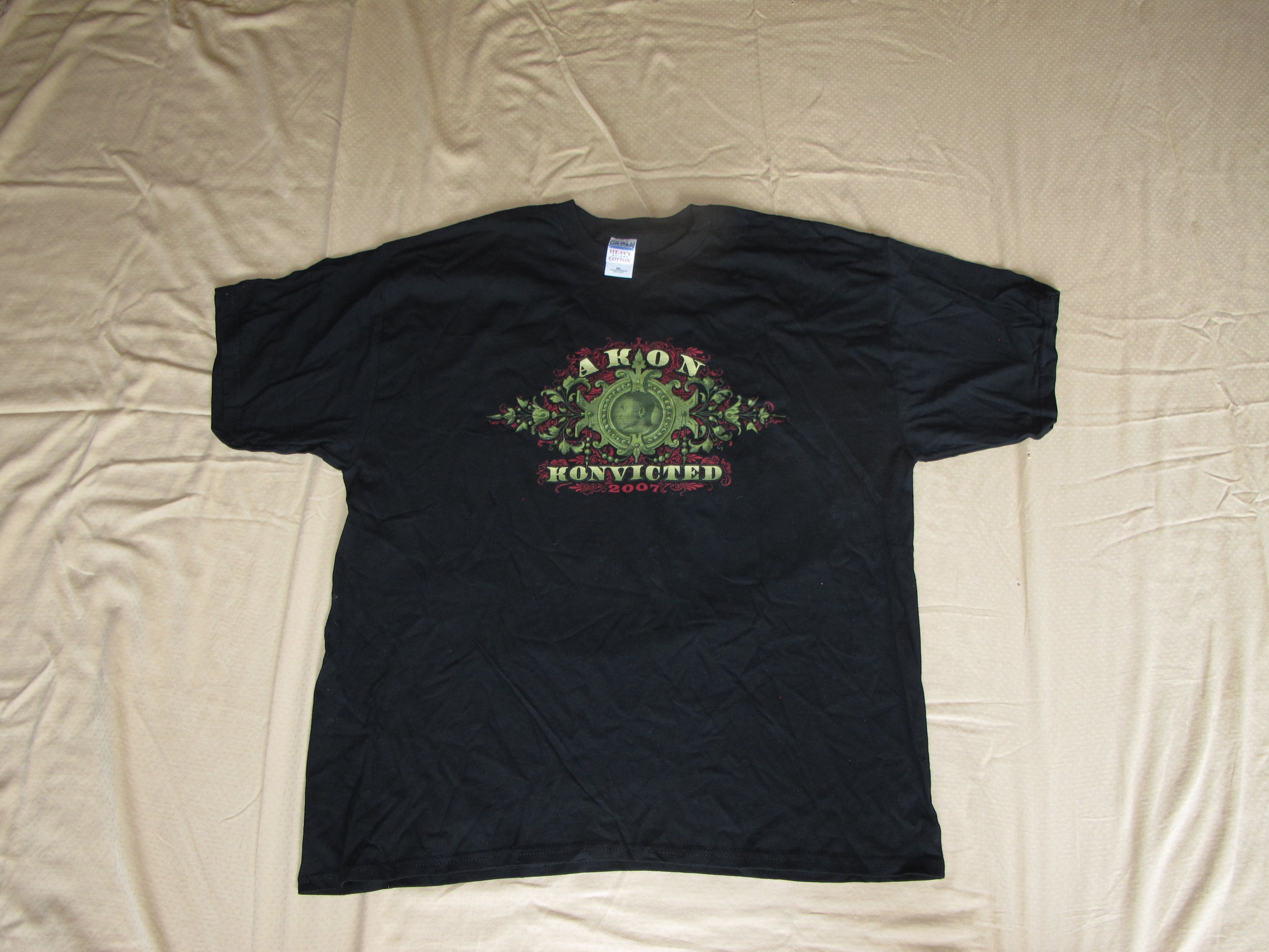 Vintage Official Akon "Konvicted" 2007 tour Shirt | Grailed