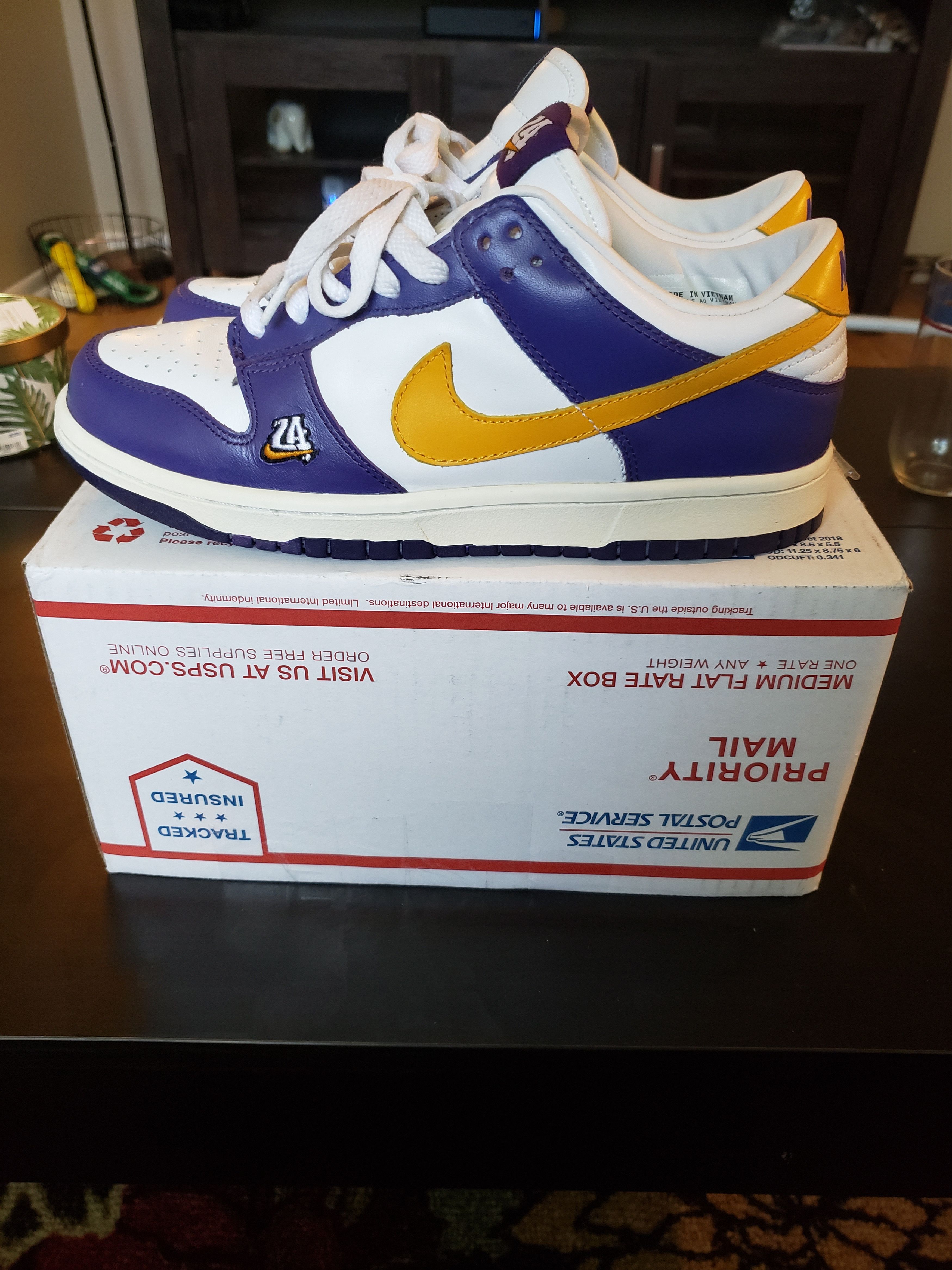 Nike Nike Dunk Low La Laker | Grailed