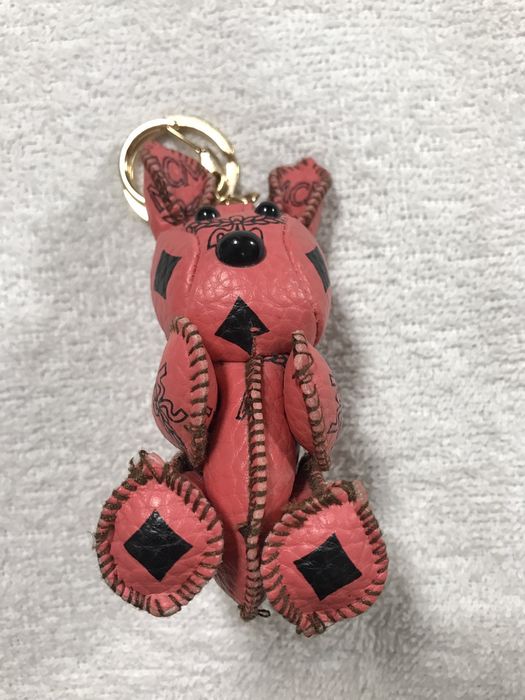 MCM 🔥FREE SHIPPING🔥 MCM Heritage Charm Visetos Monogram Leather Bunny ...