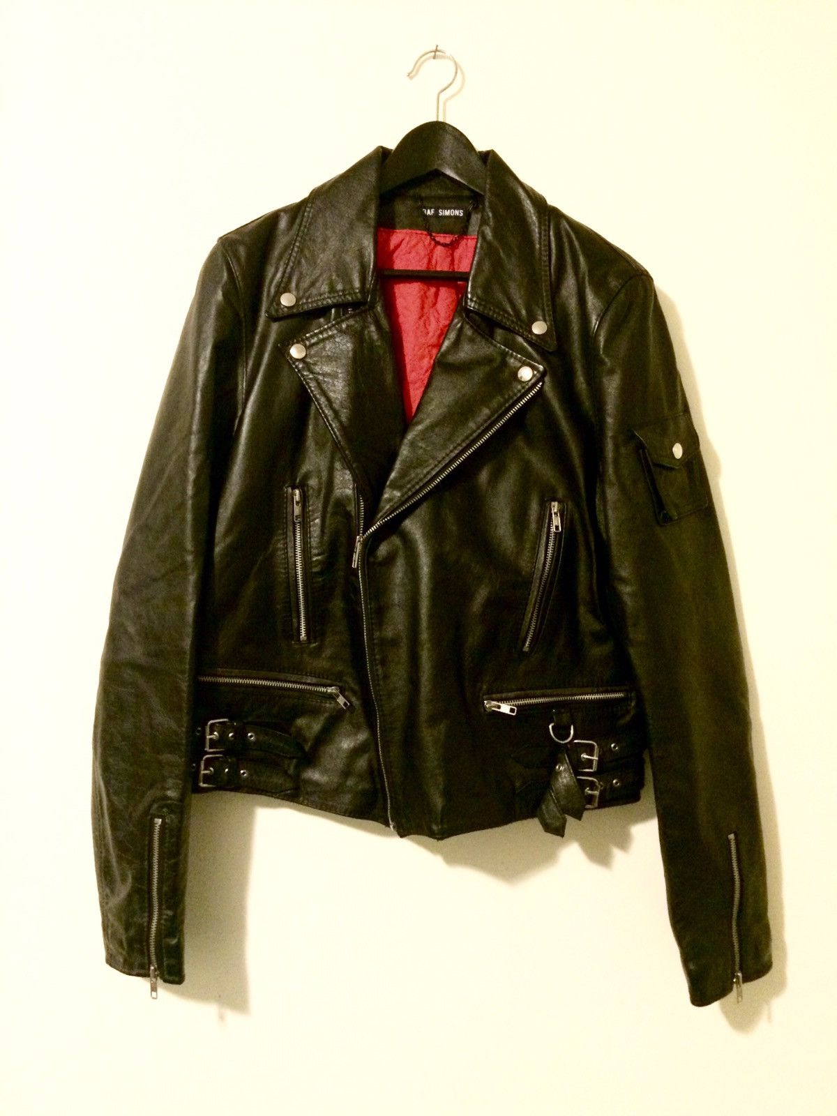 Raf Simons AW97 Leather Motorcycle Jacket | Grailed
