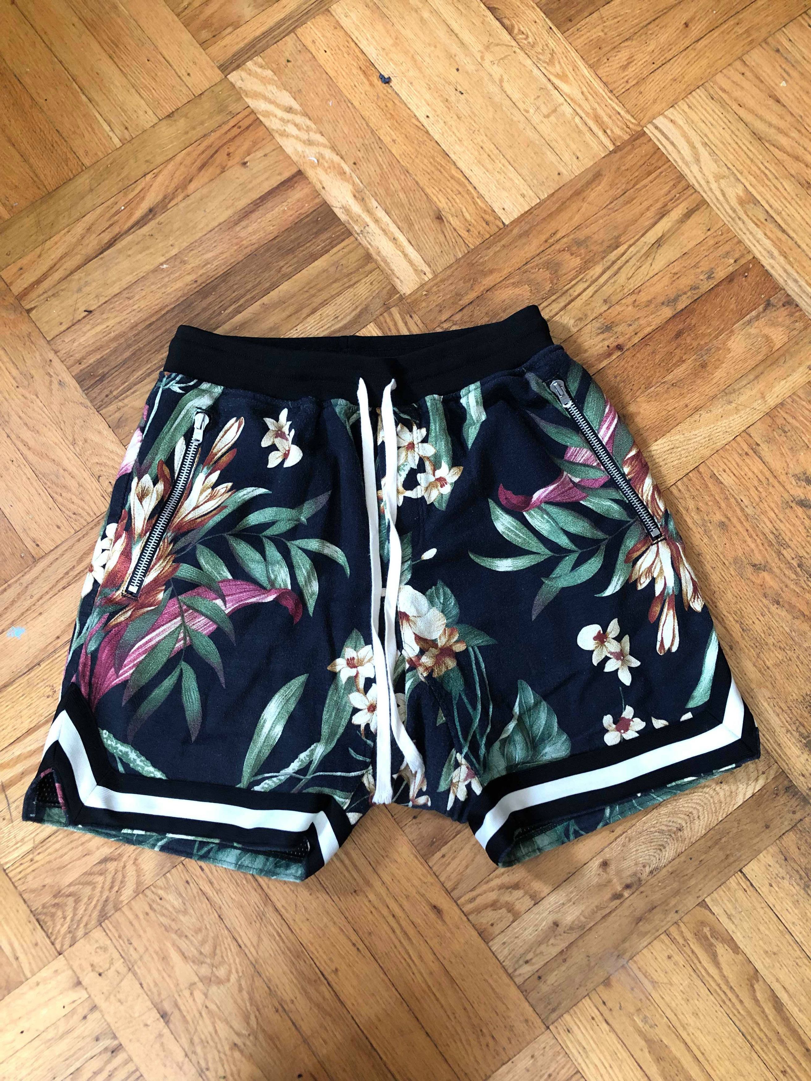 Fear of God × JungleGurl Fear of God innersect exclusive floral shorts ...