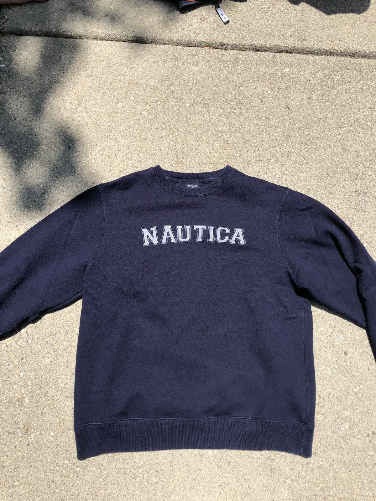 Vintage Nautica college script sweater | Grailed