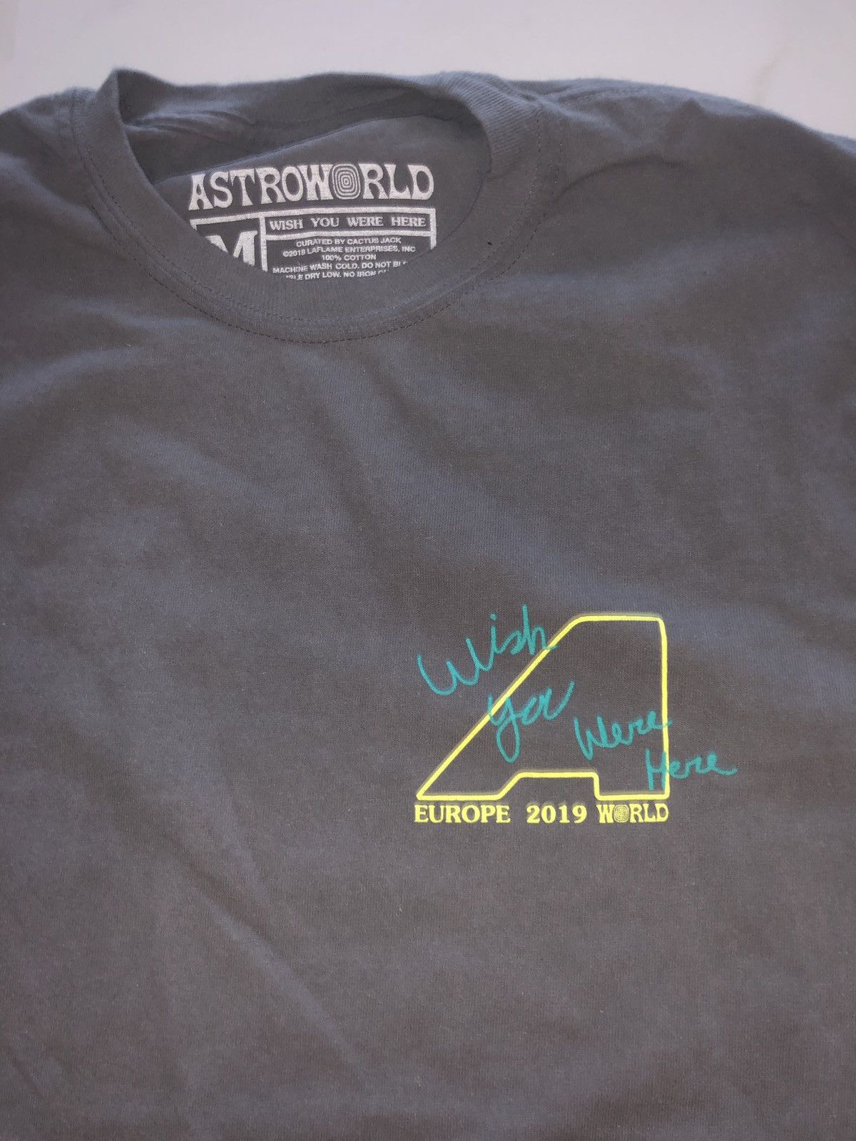 Travis Scott Travis Scott Astroworld Europe 2019 Tour Tee | Grailed