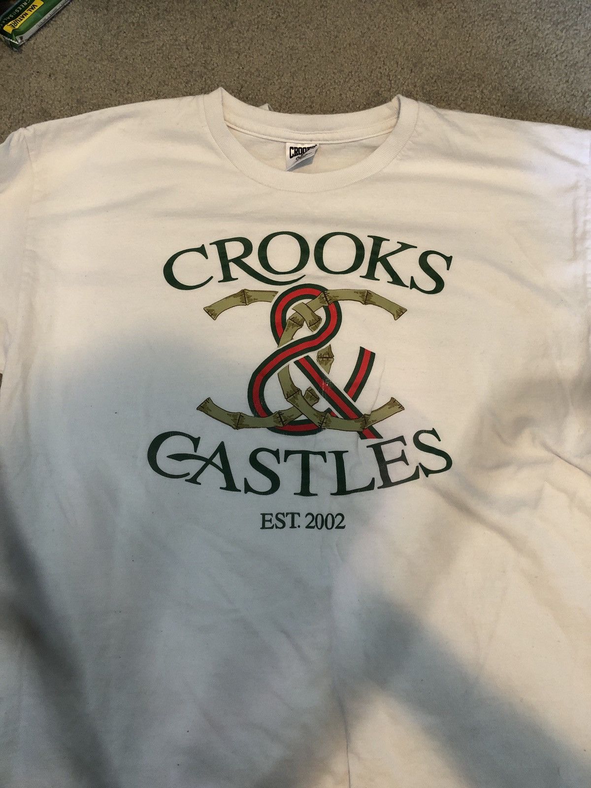 Crooks & Castles Green/red Bones Crook Design | Grailed