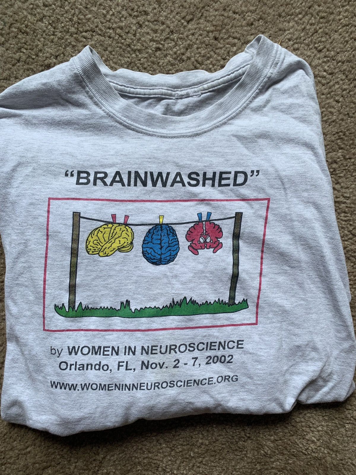 Other × Vintage Brainwashed by Women In Neuroscience Vintage Longsleeve ...