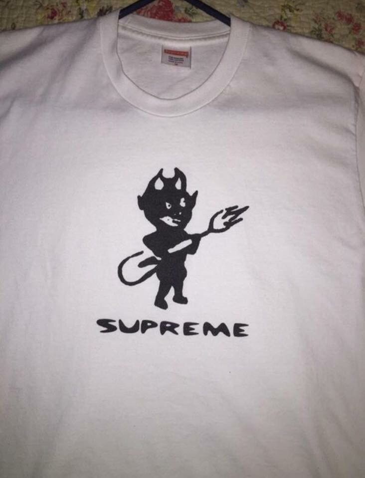 Supreme devil tee | Grailed