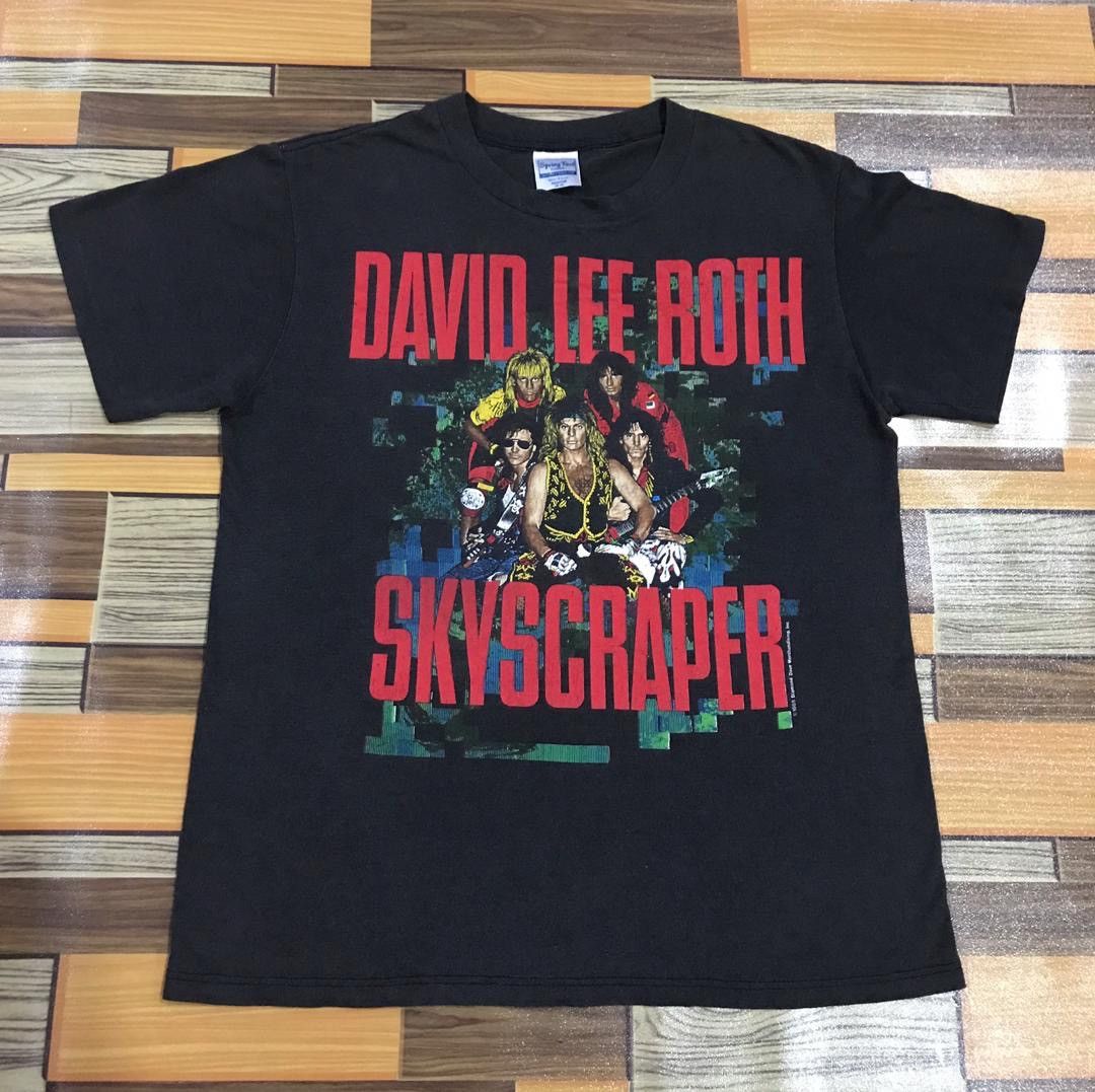Vintage Devid Lee Roth Tee by vocalist Band Van Halen Very Picture ...