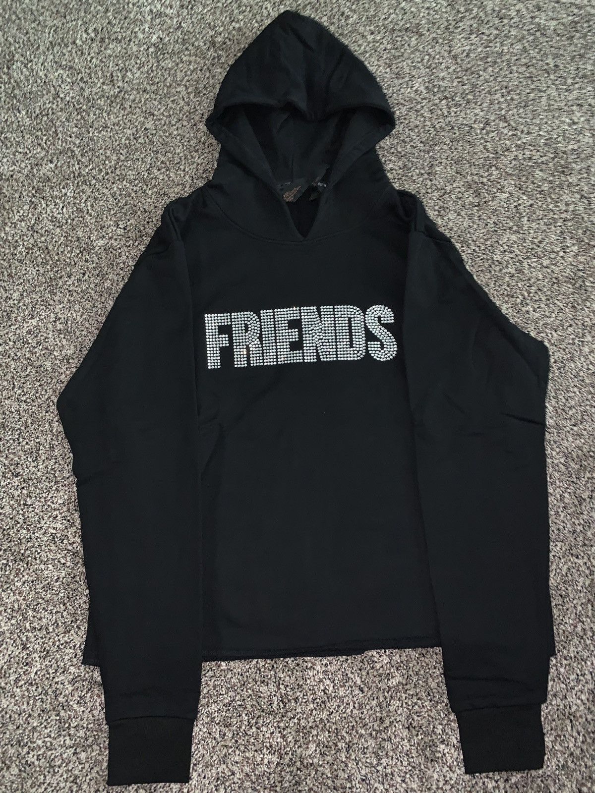 Vlone Vlone Rhinestone Hoodie | Grailed