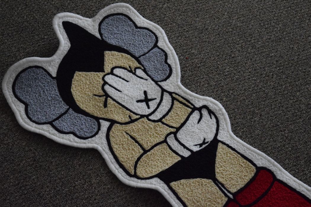 Original Fake Astro Boy rug Door Mat kaws | Grailed
