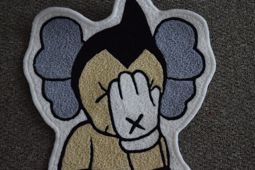 Original Fake Astro Boy rug Door Mat kaws | Grailed