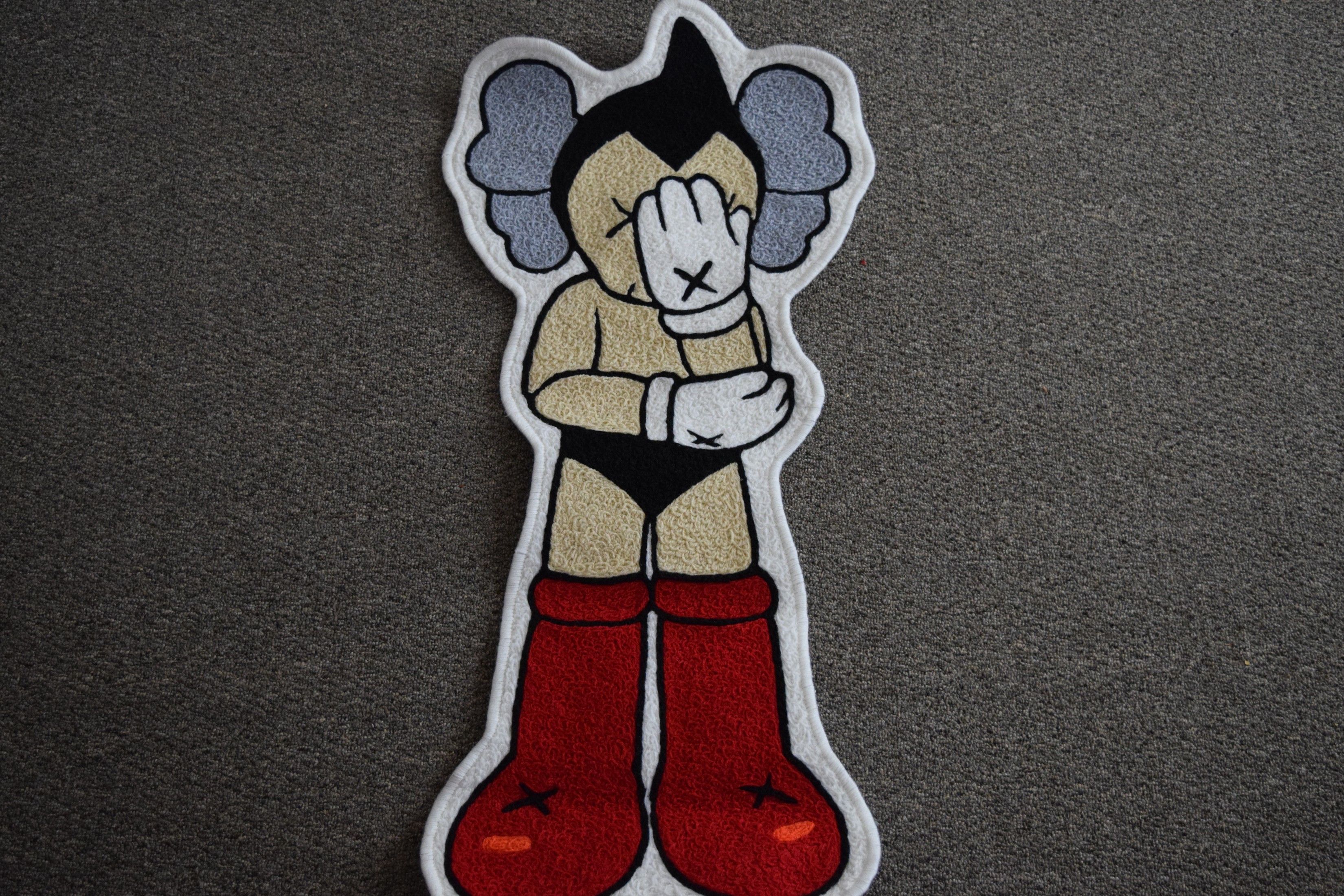 Original Fake Astro Boy rug Door Mat kaws | Grailed
