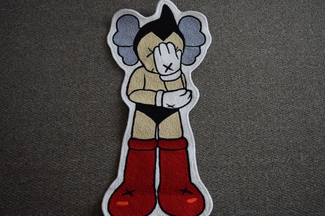 Original Fake Astro Boy rug Door Mat kaws | Grailed