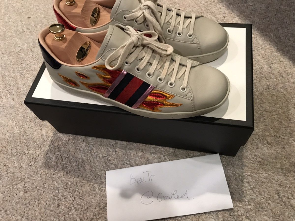 Gucci Gucci Ace Flame | Grailed