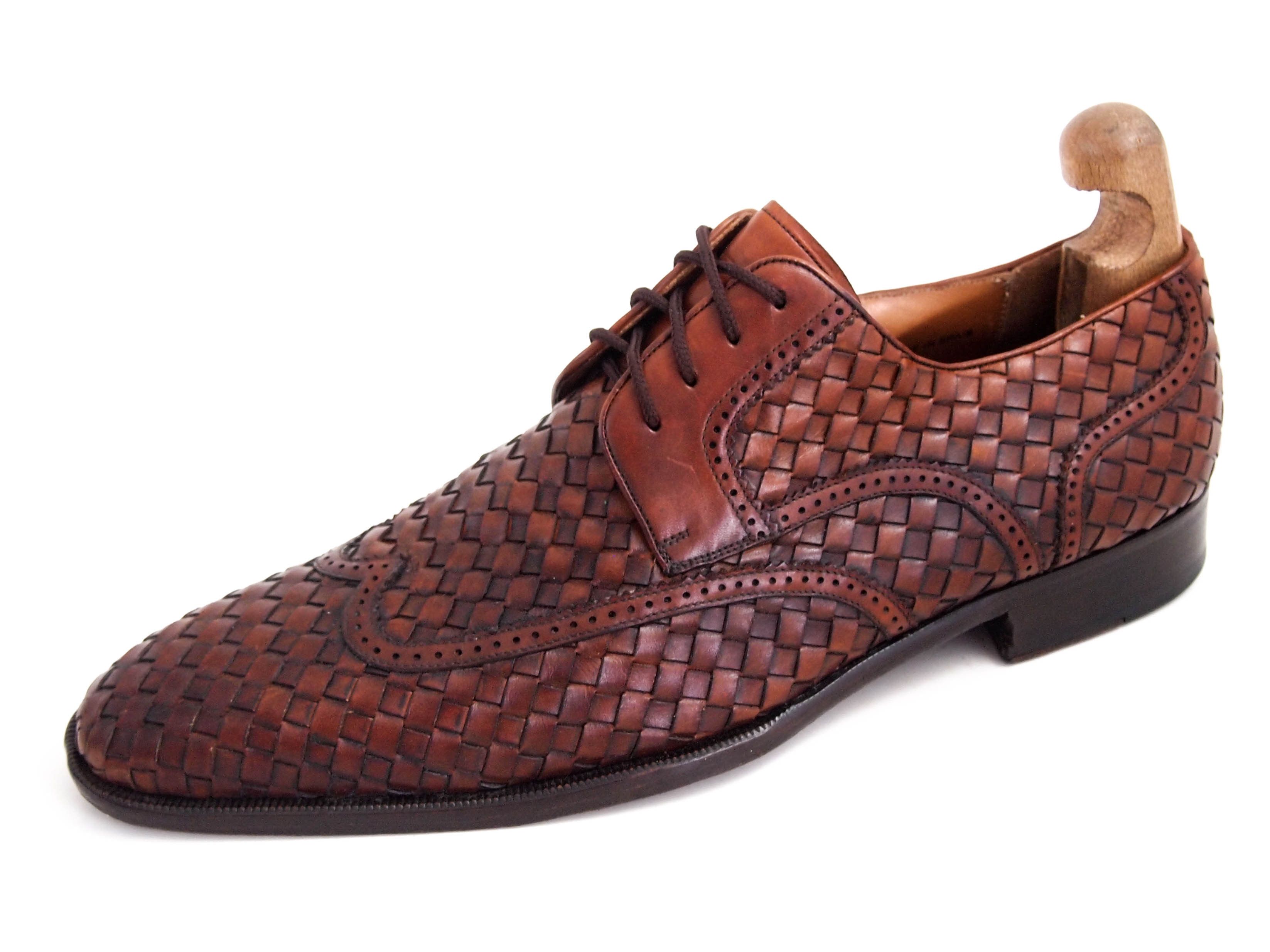 Magnanni Magnanni Woven Wingtip Derby Oxfords | Grailed