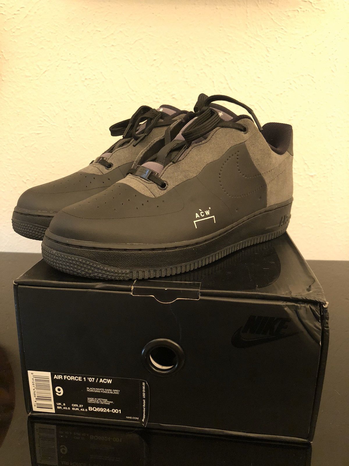 A Cold Wall × Nike Nike X ACW Air Force 1 | Grailed