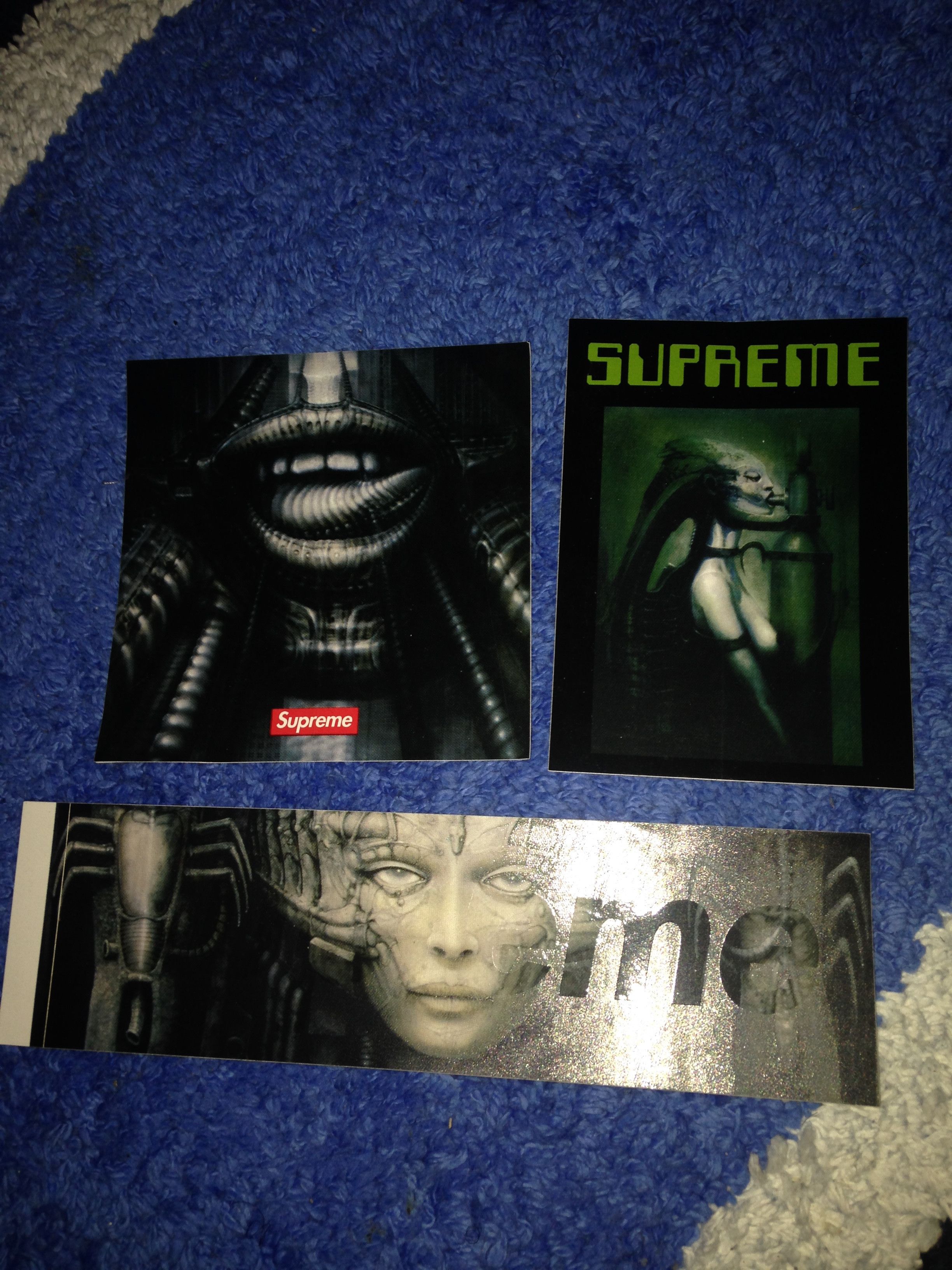 Supreme HR Geiger sticker set | Grailed