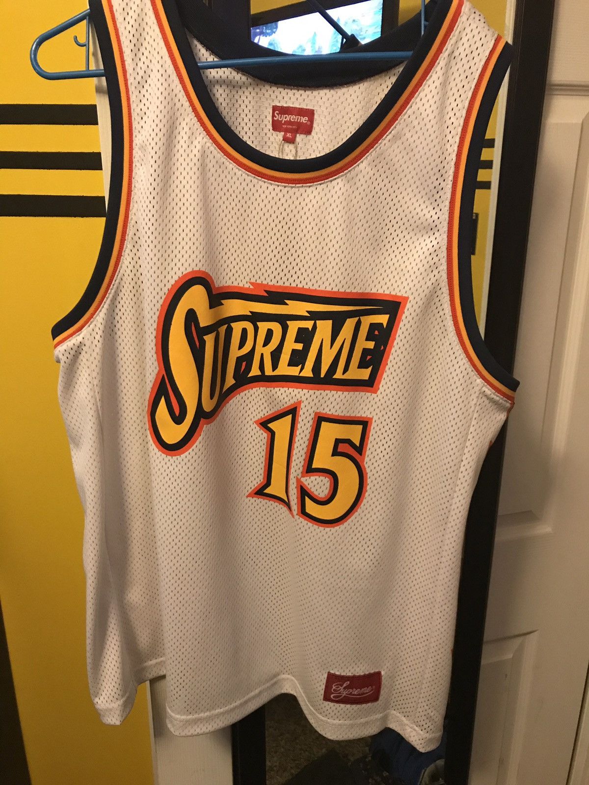 Supreme Supreme Basketball Jersey | Grailed