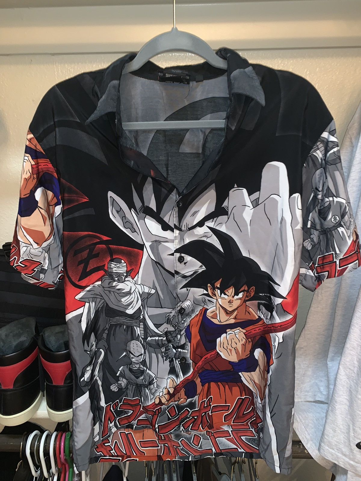 Vintage Vintage 2001 DBZ Dragon Ball Z Button Up | Grailed