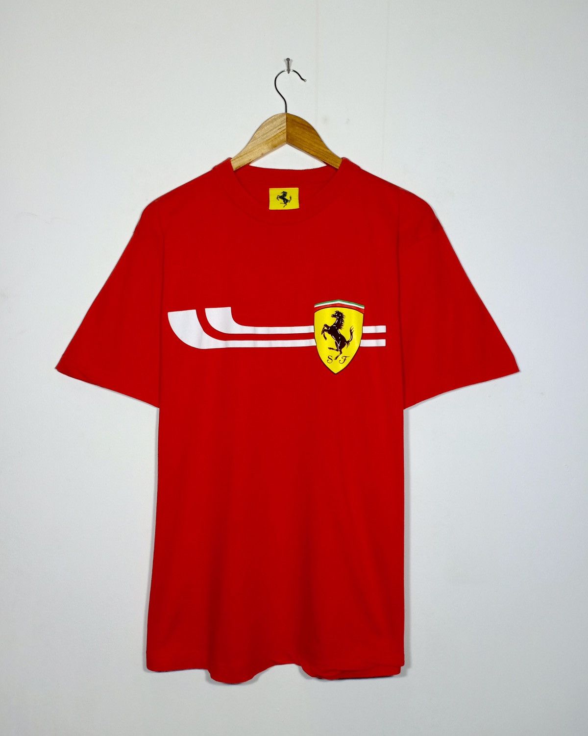 Ferrari × Vintage Vintage Ferari 1996 Shirt Big Logo Nice And Rare ...