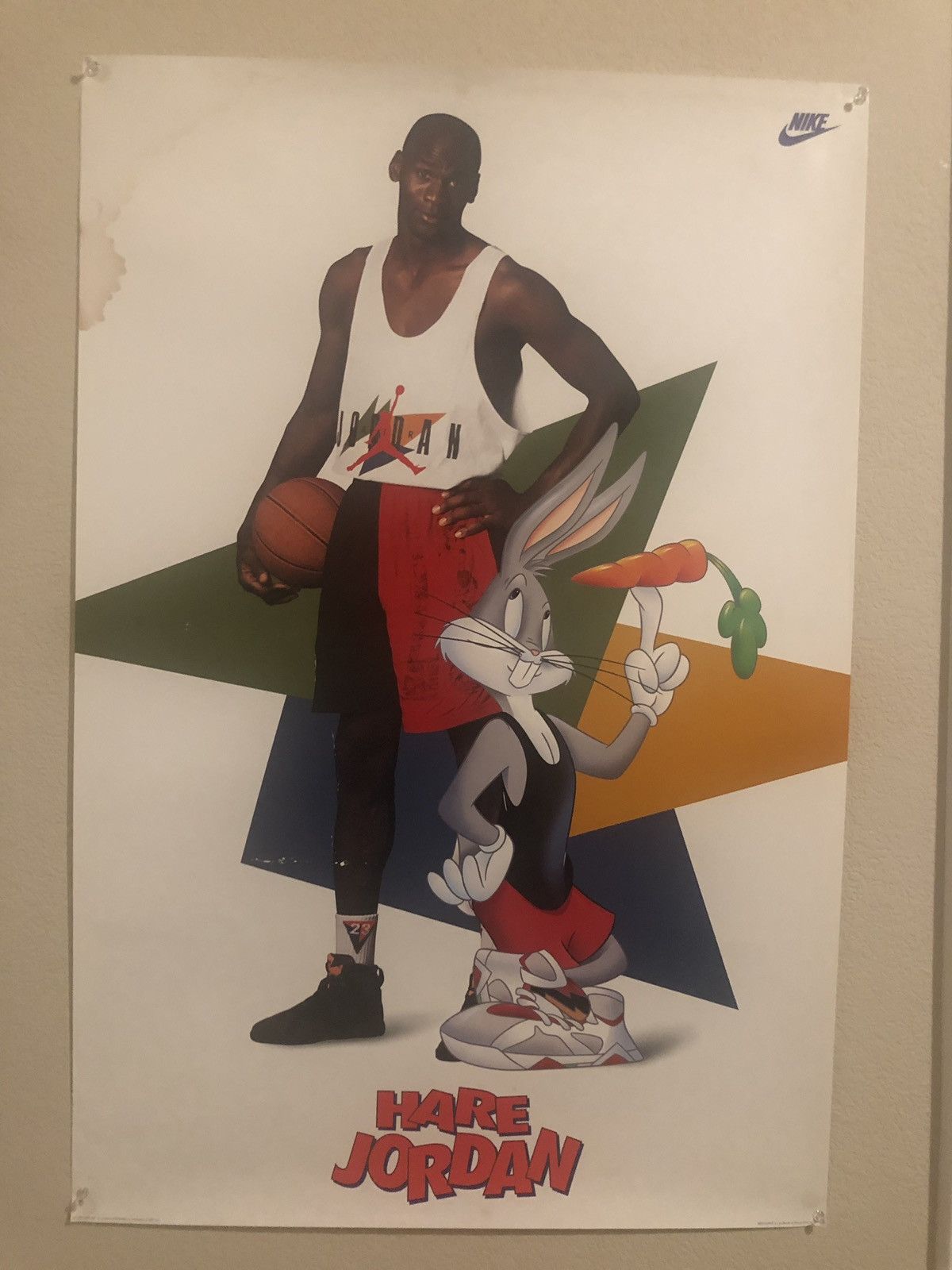 Jordan Brand × Nike × Warner Bros Hare Jordan poster | Grailed