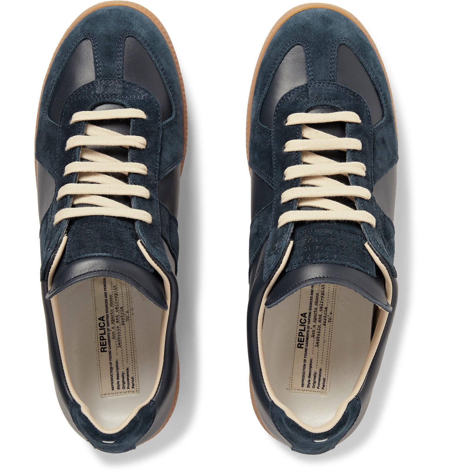 Maison Margiela Maison Margiela Replica Gats Navy Gum | Grailed