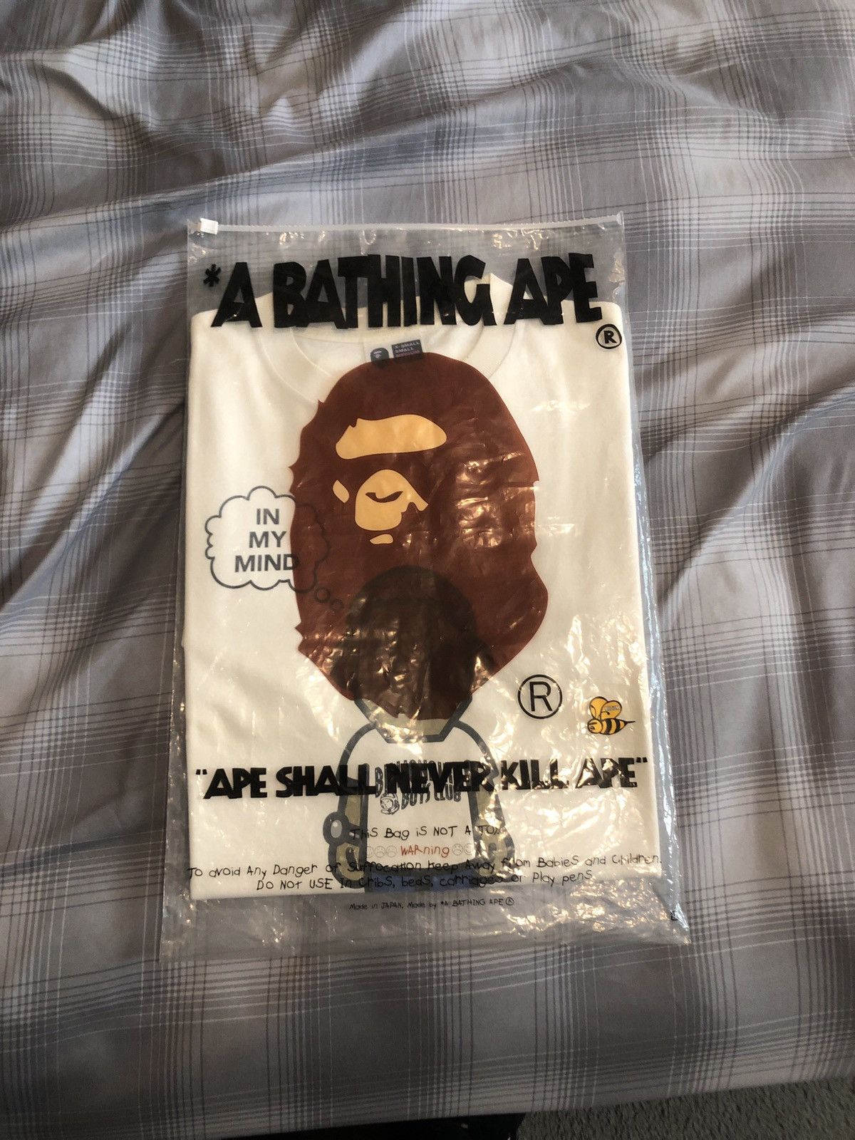 Bape Bape x pharrell in my mind 2006 collab tee | Grailed