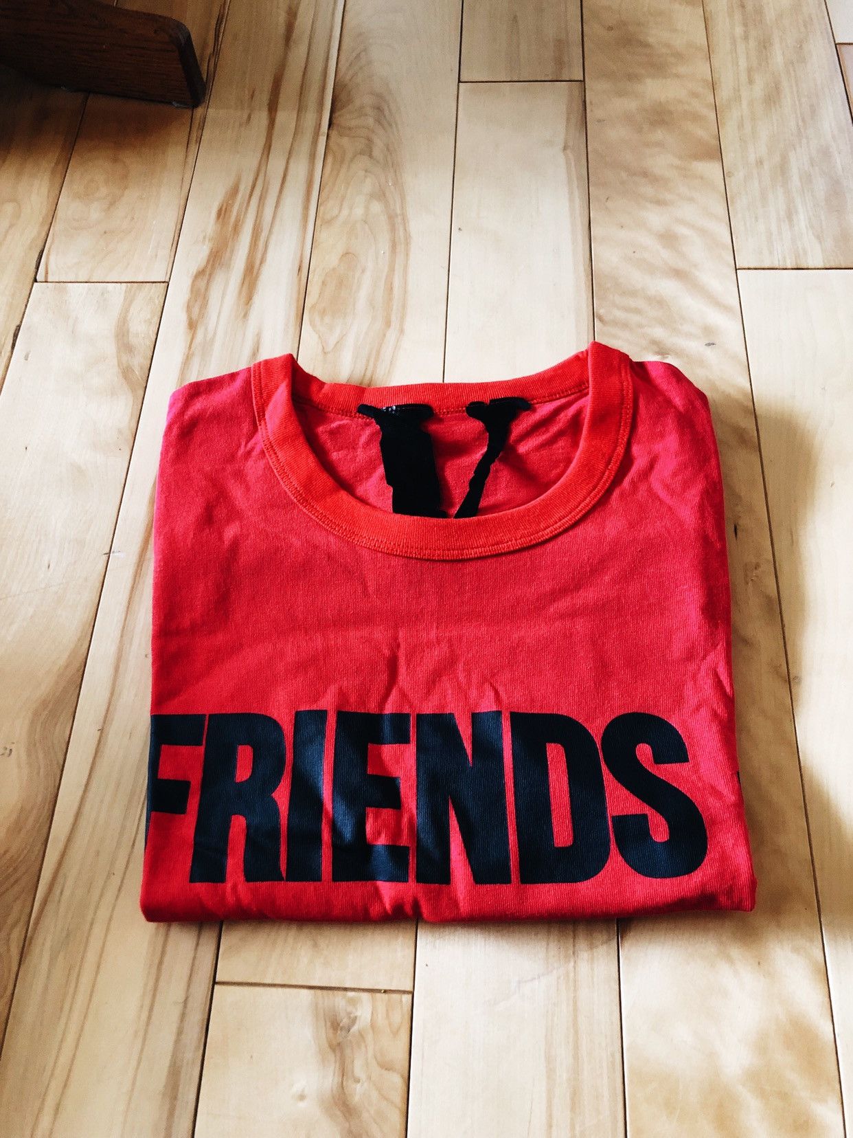 Vlone Red Vlone FRIENDS Tee | Grailed