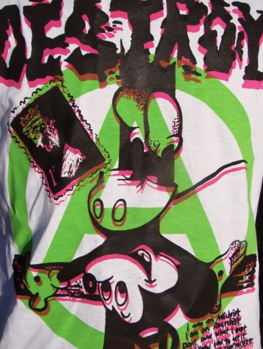 Vintage Playboi carti destroy Mickey Mouse t shirt | Grailed