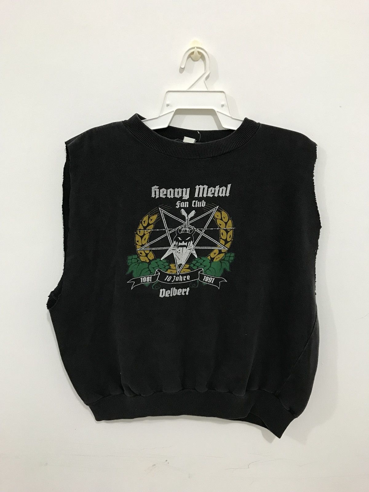 Slayer × Vintage Rare and Vintage Heavy Metal Fan Club Delbert 1981 ...