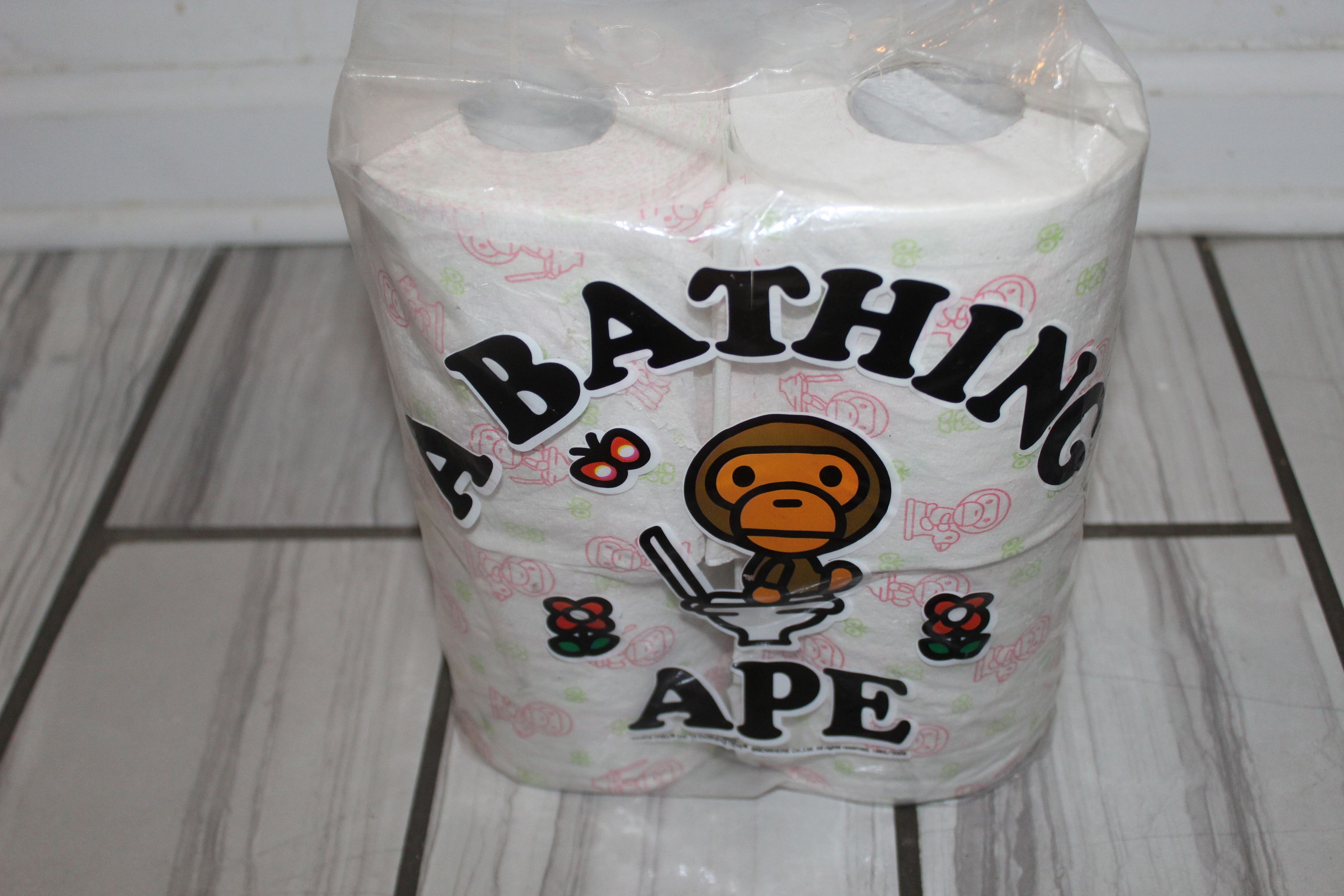Bape A BATHING APE BABY MILO MONOGRAM TOILET TISSUE | Grailed