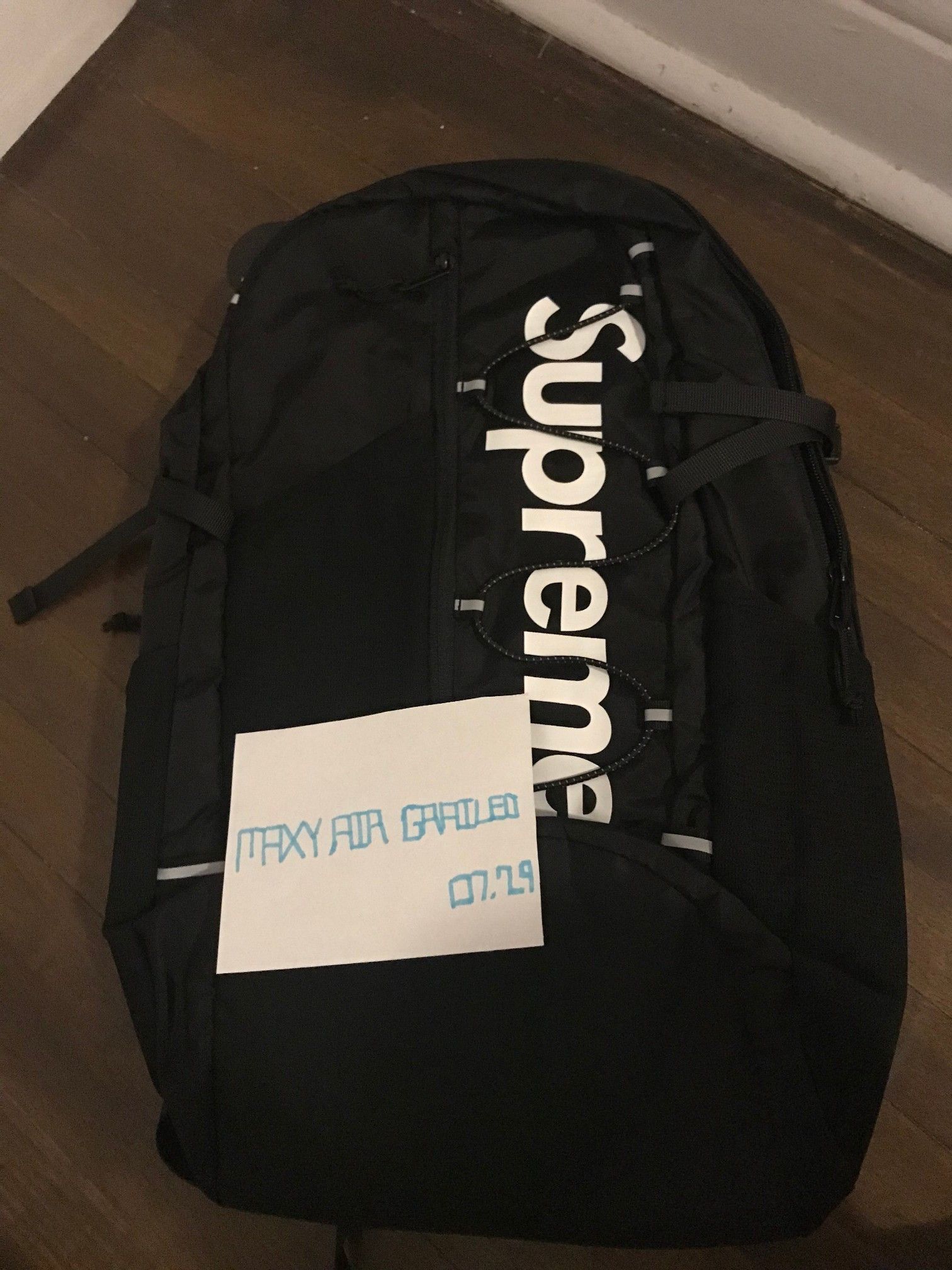 Supreme SS17 Supreme backpack Black | Grailed