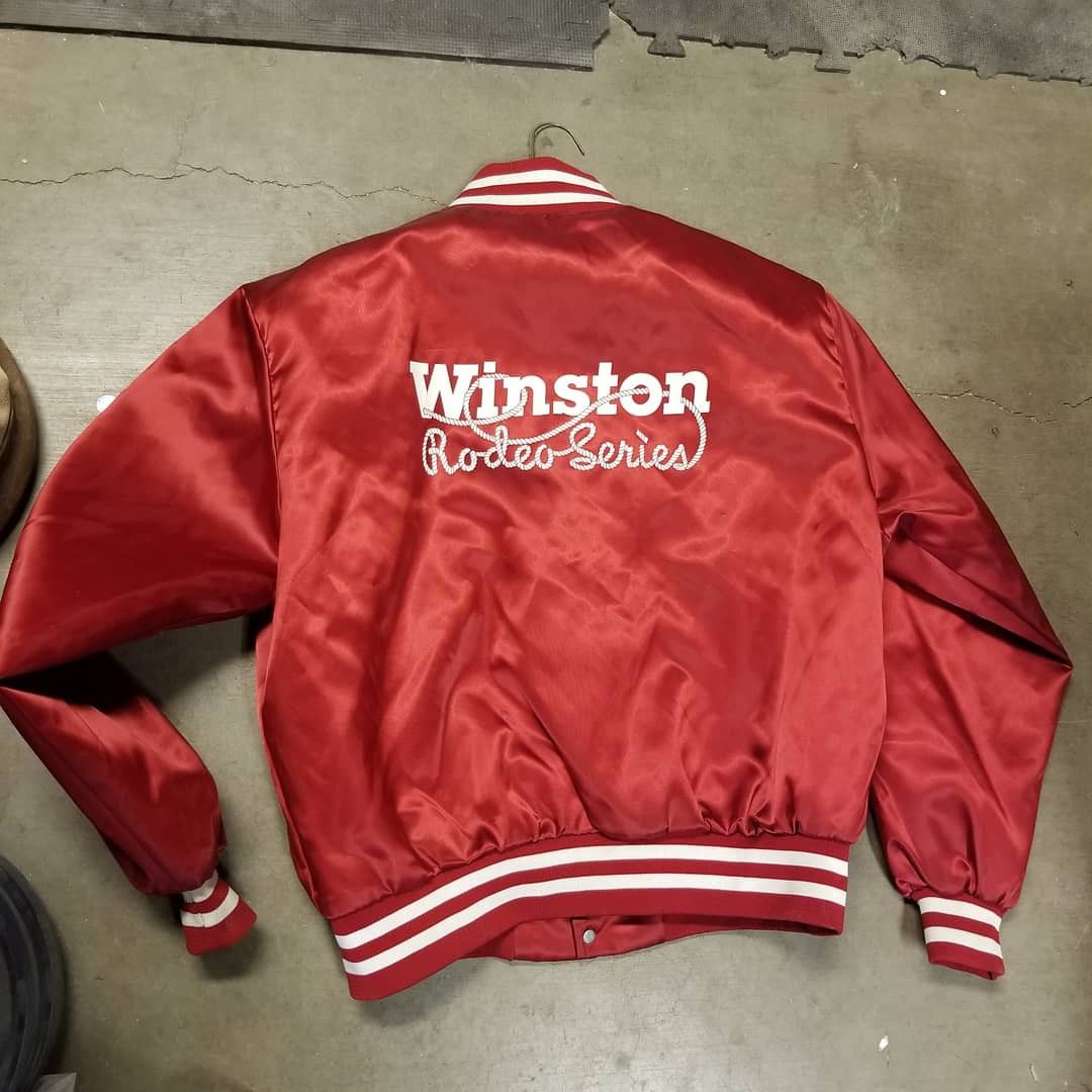 Vintage Rare Winston Rodeo Bomber Jacket 80's NOS | Grailed