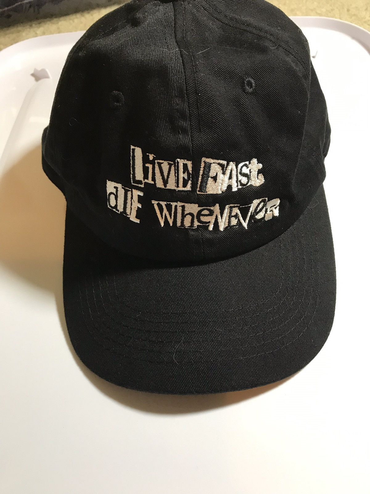 G59 Records × Pouya & $uicideboy$ Merch $uicideboy$ Live Fast Die Whenever Dad Hat *DS* 10/10 ...