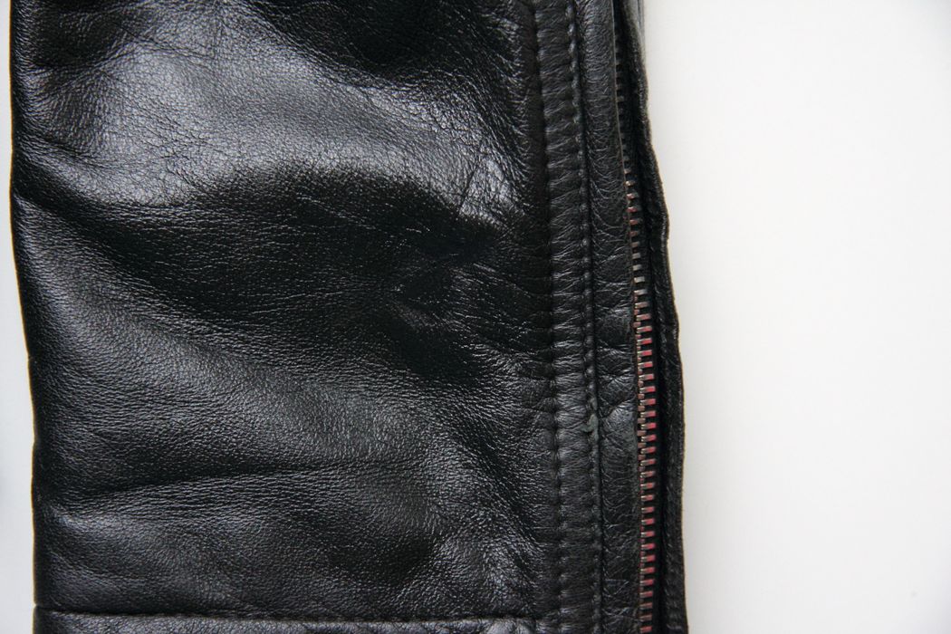 Rick Owens RICK OWENS SPHINX FW15 MOLLINO LAMB LEATHER JACKET SIZE 48 ...