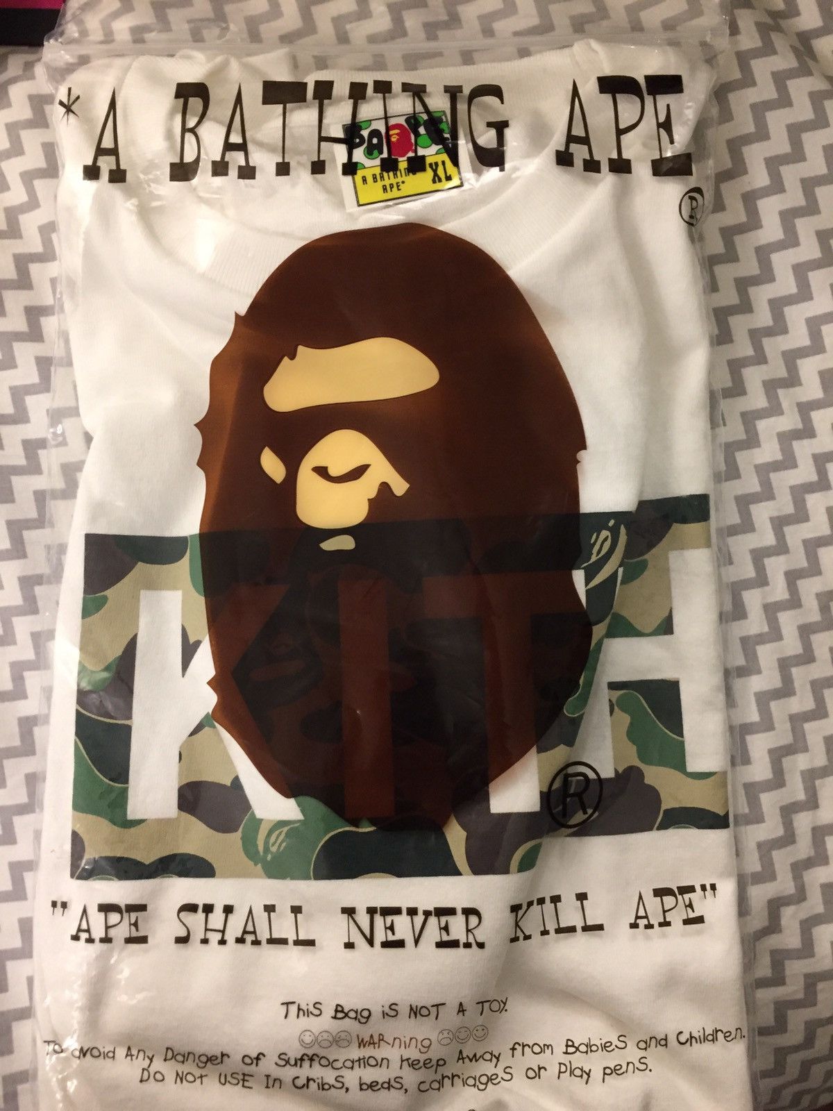 Bape × Kith Kith/Bape Box Logo | Grailed