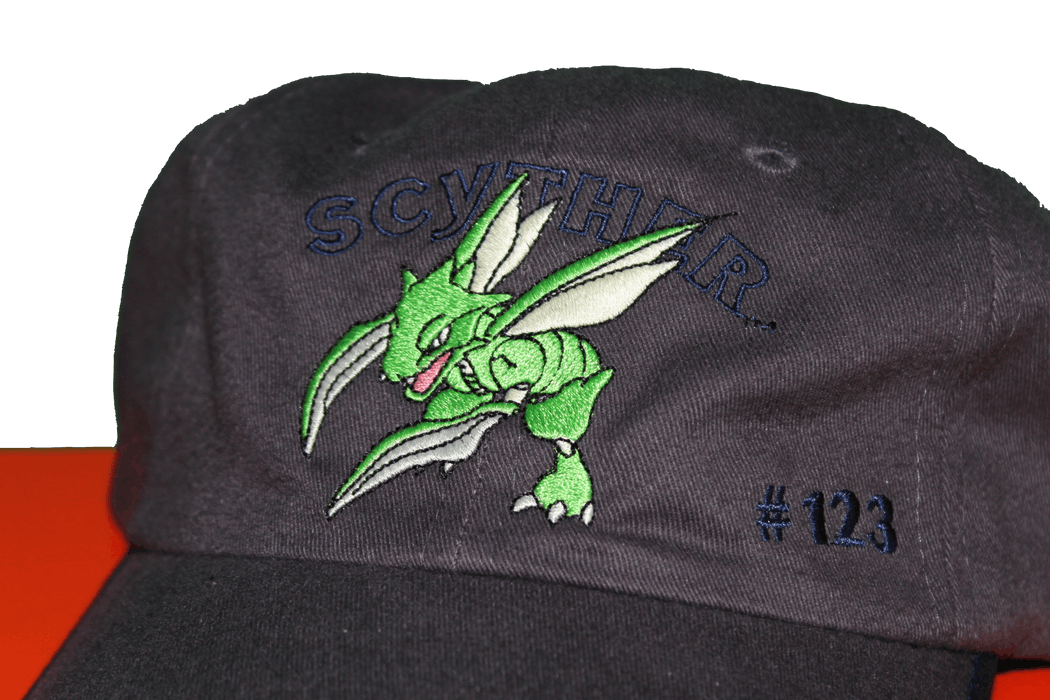 Vintage 1998 Rare Pokemon Scyther #123 Sample Hat Cap | Grailed