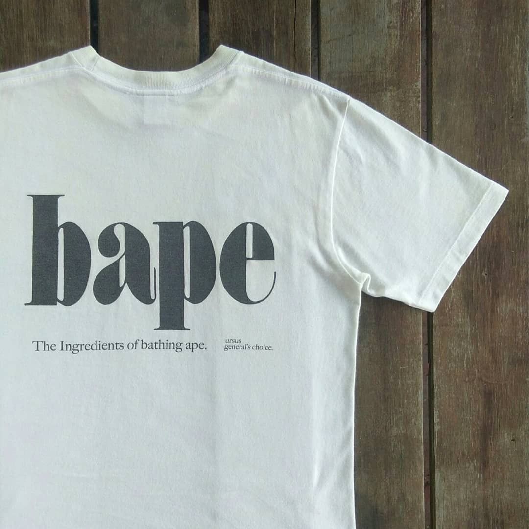 Bape RARE ‼️ A bathing Ape / Bape Ursus General Recipe Quotes Tee | Grailed