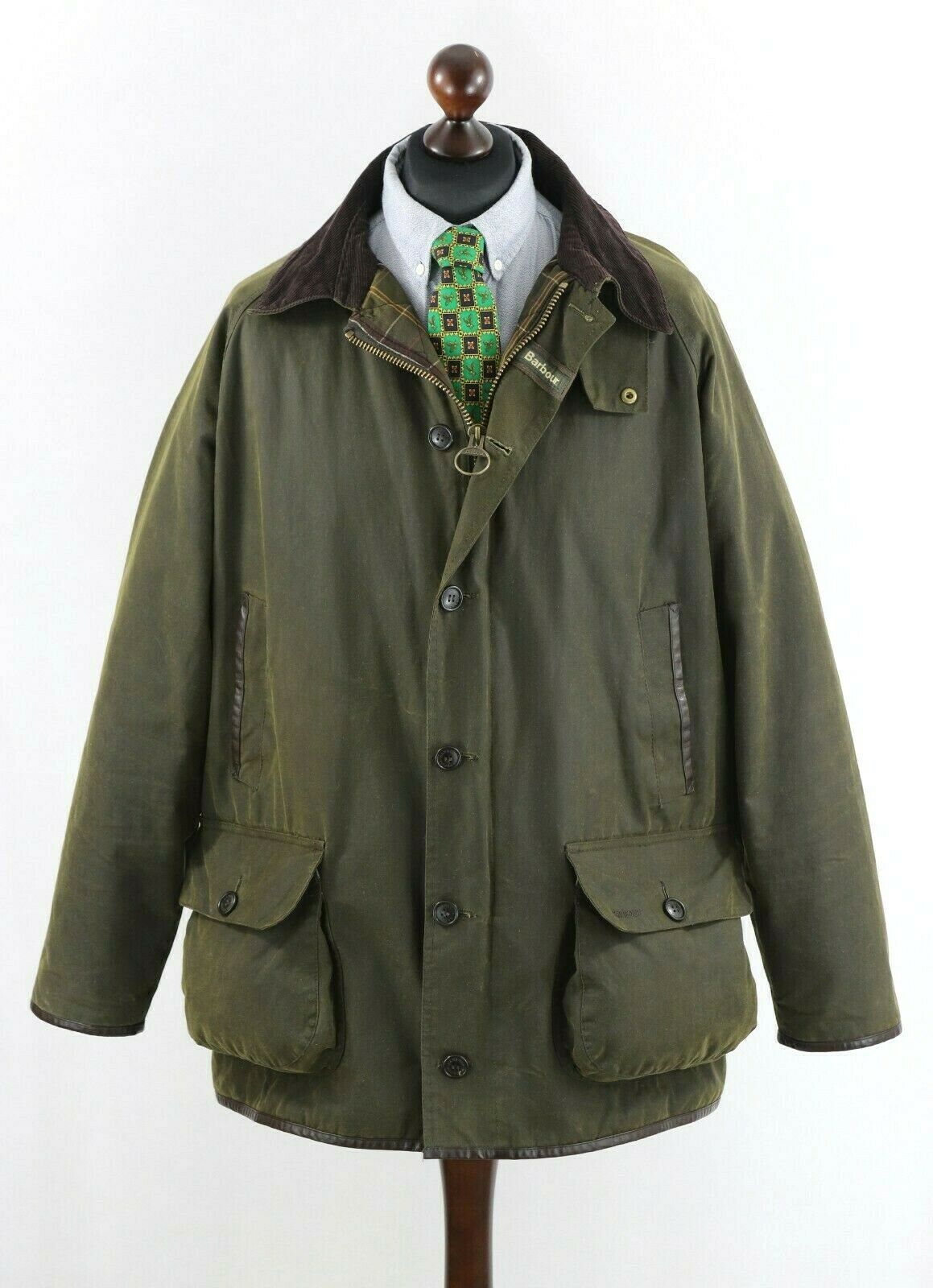 Barbour BARBOUR Mens LONGHURST 8oz Sylkoil Waxed Cotton Jacket size XXL ...