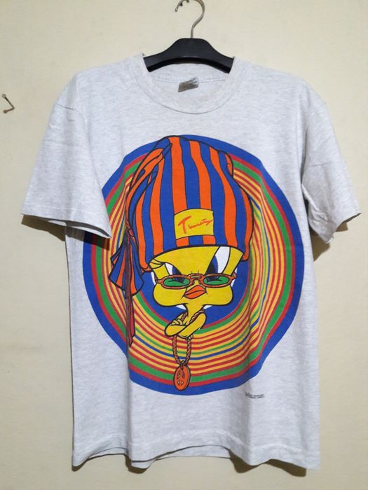 Warner Bros Tweety Bird Hip Hop Rap Shirt 1993 Looney Tunes T Shirt ...