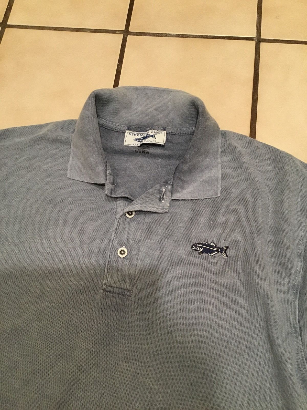 Vineyard Vines Menemsha Blues Martha’s Vineyard Vintage Dye Polo Shirt ...