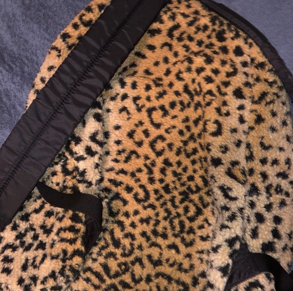 Supreme Leopard Fleece Backpack | Grailed