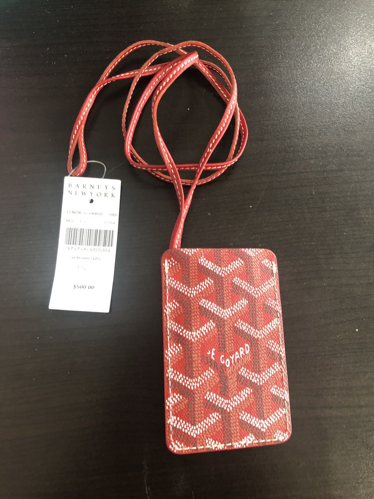 Goyard Goyardine Lanyard ID Card Holder Wallet | Grailed