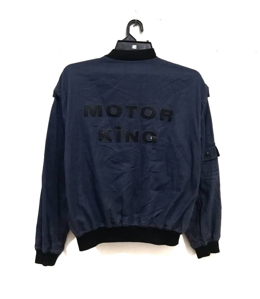Michiko Koshino Motor King Michiko Koshino Cotton Navy Blue Bomber Jack ...